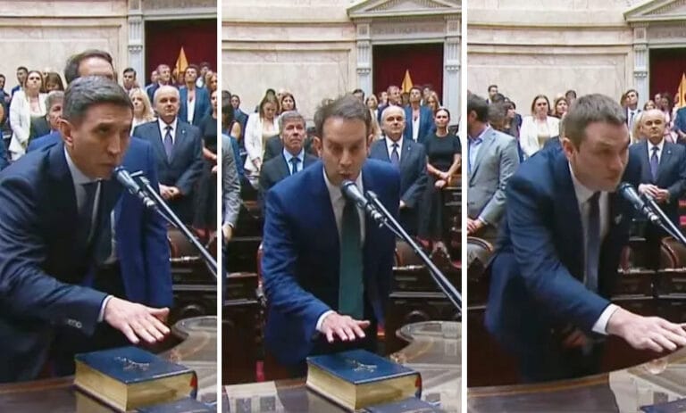 Juraron como diputados nacionales por San Juan: Andino, Jaime y Chiconi ...